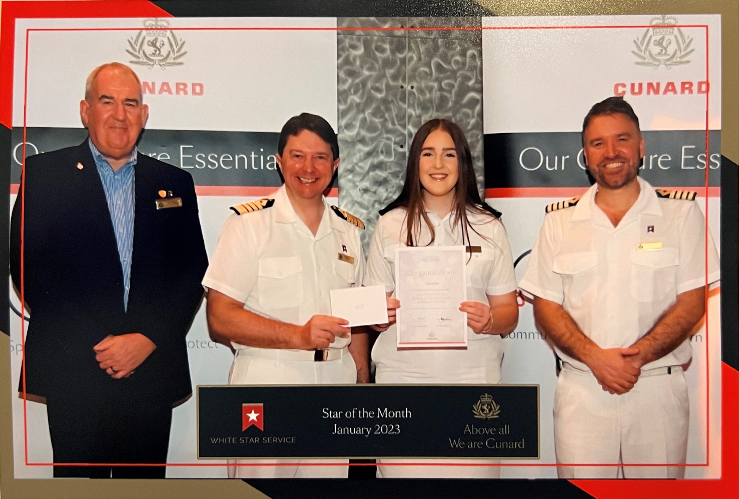 Emily Davies, Cadet – Cunard Careers