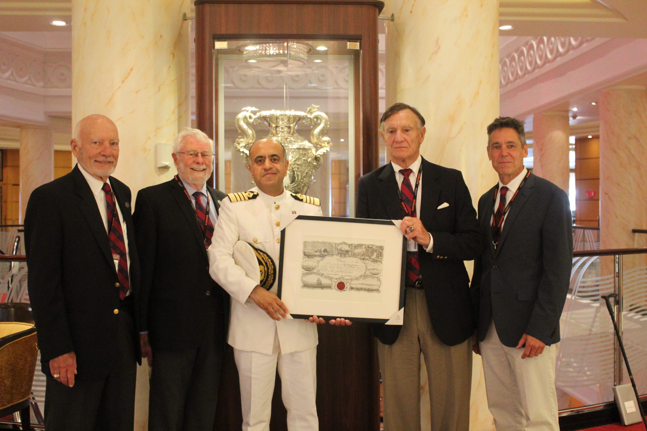 Captain Hashmi Honorary Member of Boston Marine Society – Cunard Careers